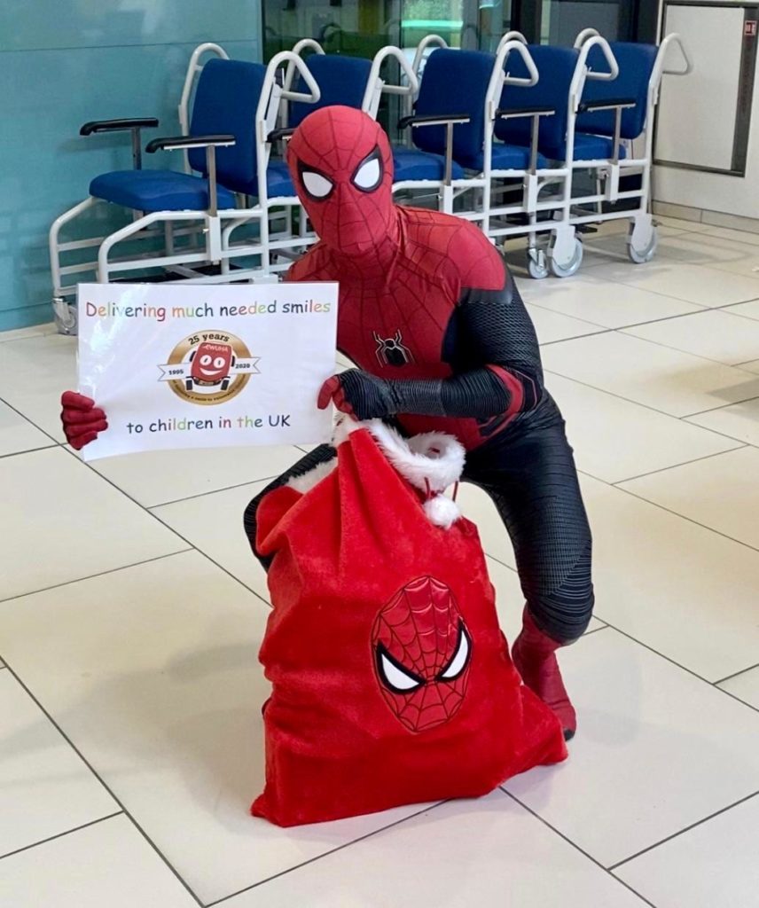 Spiderman delivers smiles with the help of CWUHA | Communication ...